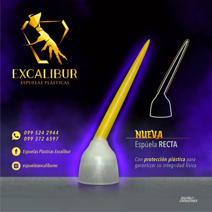 Espuelas Plásticas Excalibur - espuelas plásticas para gallos